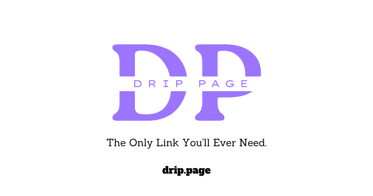 Drip Page - Create and Share Your Personalized Link Page | Showcase ...